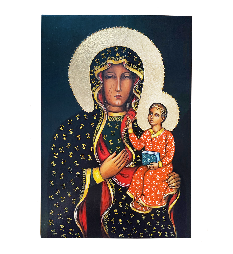 Hand Painted Icon of Our Lady of Czestochowa - Icon Art – The Icon Art